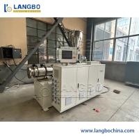 China PVC Pipe Extrusion Line 16mm-800mm Conical Twin Screw Extruder 37kw 250kg/hr for sale
