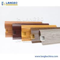 China PVC Skirting Board with hollow and solid structures for residential interiors for sale