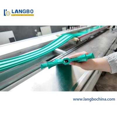 China PVC Waterstop Extrusion Line PLC Control 600mm Max Width 55KW Motor for Construction Joints for sale