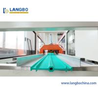 China Punched Hole PVC Waterstop Extrusion Line 180mm Max Width PLC Touch Screen Control for sale