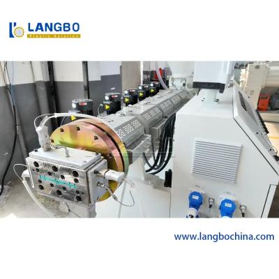 China PVC Waterstop Extrusion Line 180mm to 600mm Width with Synchronized Haul-off Control for sale