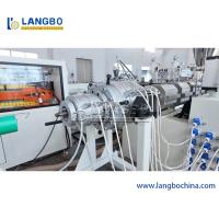 China PVC Pipe Extrusion Line Twin Screw 16-630mm Vacuum Calibration Cooling for sale