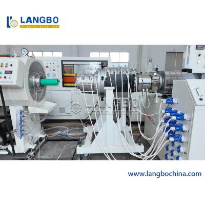 China UPVC Pipe Extrusion Machine 16-630mm Conical Twin Screw 37kW for PVC Pipe Production for sale