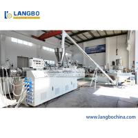 China PLC Controlled PVC Pipe Production Line with 16-630mm Diameter Range and CE ISO Certification for sale