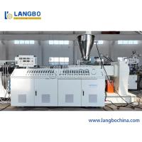 China PVC Pipe Extrusion Line 16-630mm Conical Twin Screw Extruder for UPVC Pipe Manufacturing for sale