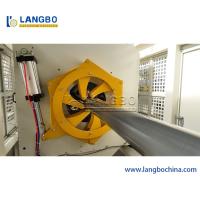 China PVC Pipe Extrusion Line 16-630mm Diameter Conical Twin Screw PLC Control for sale