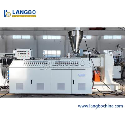 China CE ISO Certified PVC Pipe Production Line with Synchronized Fixed-Length Cutting and Uniform Wall Thickness Control for sale