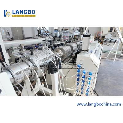 China PVC Pipe Extrusion Machine 16-630mm 250kg/h for Water Supply Pipe Production for sale