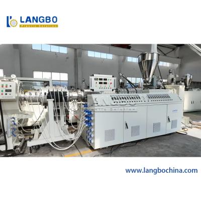 China PVC Pipe Extrusion Line 16-630mm PLC Control Full Automatic for Conduit Drainage Pipe for sale