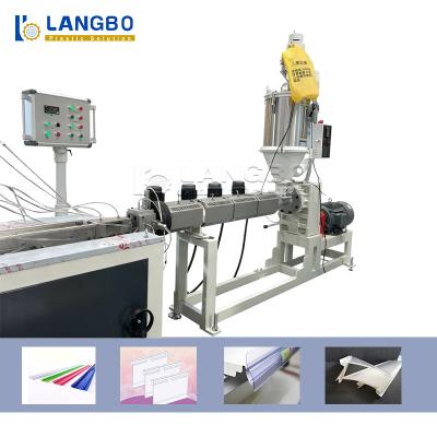 China PVC Price Tag Holder Extrusion Line | Customizable Sizes High Volume for sale