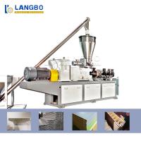 China PVC Wall Panel Production Line 600mm Max Width Twin Screw Extruder 55KW for sale