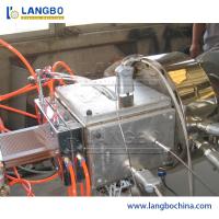 China WPC Decking Extrusion Line with Vacuum Calibration Embossing System and Conical Twin Screw Design for sale