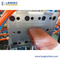China WPC Decking Extrusion Machine 120-150kg/h Output PLC Control 6m Calibration Table for sale