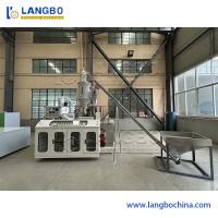 China WPC Decking Extrusion Line 600mm with Energy Saving System and Conical Twin Screw Extruder for sale