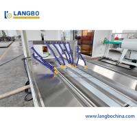 China PVC Profile Extrusion Machine 250KG/H Conical Twin Screw PLC Control System for sale