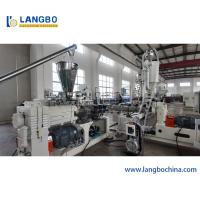 China Plastic PVC Profile Extrusion Line Smooth and Shinny Surface for Producing Round Profile for sale