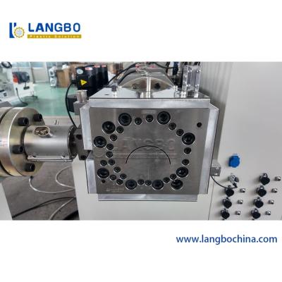 China Plastic PVC Profile Extrusion Line Smooth and Shinny Surface for Producing Round Profile for sale