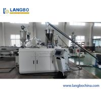 China Stable PVC Profile Extrusion Line with 600KG/H Max Capacity Twin Screw and Barrel for Controlled Cooling and Extrusion Speed for sale
