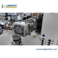 China PVC Profile Extrusion Machine 250KG/H Conical Twin Screw PLC Control System for sale