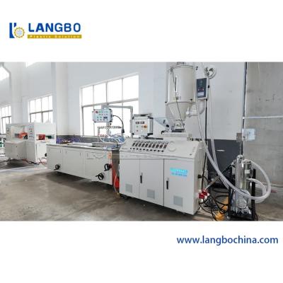 China PC LED Light Cover Extrusion Line 65mm 22kW Single Screw Vacuum Calibration Water Cooling System for sale
