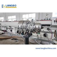 China PVC Pipe Extrusion Line 16-630mm Twin-Screw Extruder PLC Control UPVC Pipe Production for sale