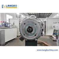 China PVC Pipe Extrusion Line Twin Screw Extruder 16-630mm Diameter Haul-Off Synchronization for sale