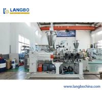 China PVC Pipe Extrusion Line 16-630mm Twin-Screw Extruder PLC Control UPVC Pipe Production for sale