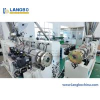 China PVC Pipe Extrusion Machine 16-630mm Twin-Screw Design Accurate Diameter Control for sale