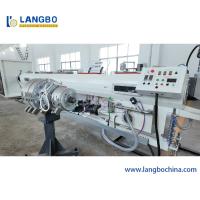China Conical Twin Screw PVC Pipe Extrusion Line 16mm to 630mm UPVC Pipe Production for sale