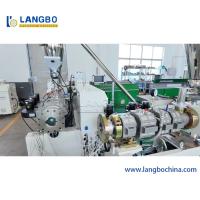 China PVC Pipe Extrusion Line 20-630mm Twin Screw Extruder Multi-zone Temperature Control for sale