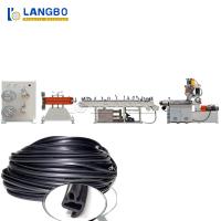 China PVC Seal Strip Extrusion Machine 45-75mm Screw Diameter PLC Control Double Strand Mold for sale