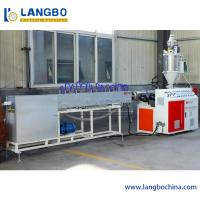 China PVC Seal Strip Extrusion Machine 45-75mm Screw Diameter PLC Control Double Strand Mold for sale