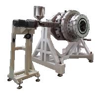 China 315-630MM Diameter Red Color PE Pipe Making Machine , PE Pipe Extrusion Line for sale
