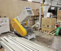 China Three Meters Long Waste PVCpipe Crusher Machine for Processing Waste Pipe and Profile for sale