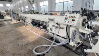 China 75-450mm Plastic HDPE PE LDPE PPR Pipe Extrusion Making Machine Production Line Extruder Machinery Plant for Water Gas Supply and Drainage for sale