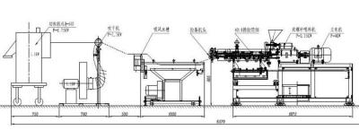 China Mini Granulator Twin Screw Extruder for PP/PE Materials - 3-5kg/h Production Capacity with 16:1 Speed Ratio for sale