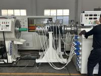 China Plastic Pipe Extruder with 3 Claw Haul-off Machine PP HDPE LDPE PPR PVC WPC Tube Board Equipment for sale