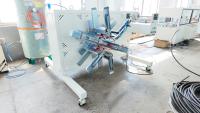 China Plastic HDPE PE Pex Pipe Tube Soft PVC Hose Single Double Disk Coiler for sale