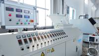 China PE Pipe Extrusion Line with 16-110mm Diameter with gravimetric dosing unit for sale