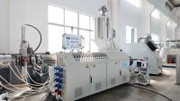 China PE Pipe Extrusion Line with 16-110mm Diameter with gravimetric dosing unit for sale