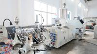 China 20-110mm PE HDPE LDPE PPR Plastic Water Gas Oil Supply Hose Pipe Tube Extrusion Production Line for sale