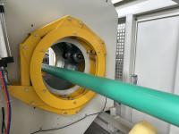 China Electrical Conduit PVC Pipe Making Machine PVC Pipe Extrusion Line with Automatic Cutting Machine Length Control and 2 Years Warranty for sale