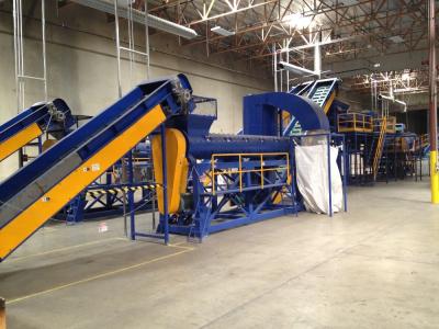 China High Speed Friction Washing Plastic Bottle Recycling Machine with 45KW Motor and 150mm Screw for PET Processing for sale