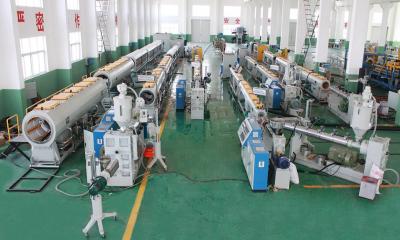 China HDPE PE PPR Pipe Extrusion Line 12mm to 1600mm High Speed Production Machine for sale