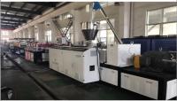 China Wpc Wall Panel PVC Profile Plastic Extrusion Line 600mm Twin Screw for sale
