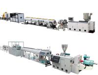 China Twin Screw PVC Pipe Extrusion Line 42KW 20m/min Corrugated Pipe Machine for sale
