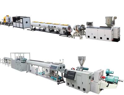 China Twin Screw PVC Pipe Extrusion Line 42KW 20m/min Corrugated Pipe Machine for sale