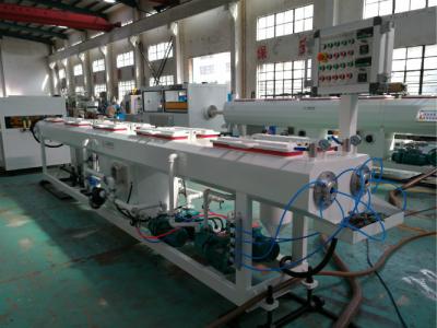China 0.5-2 Inch PVC Pipe Extrusion Line 16-63mm Twin Screw Conical Extruder for sale