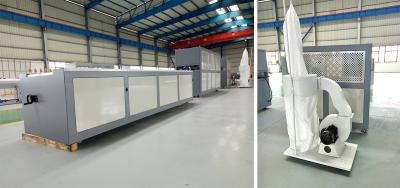 China WPC Decking Profile Extrusion Line 1240mm Waterproof Outdoor Garden Production Machine for sale