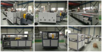 China Decorative WPC Profile Extrusion Line Outdoor Garden Decking Board for sale